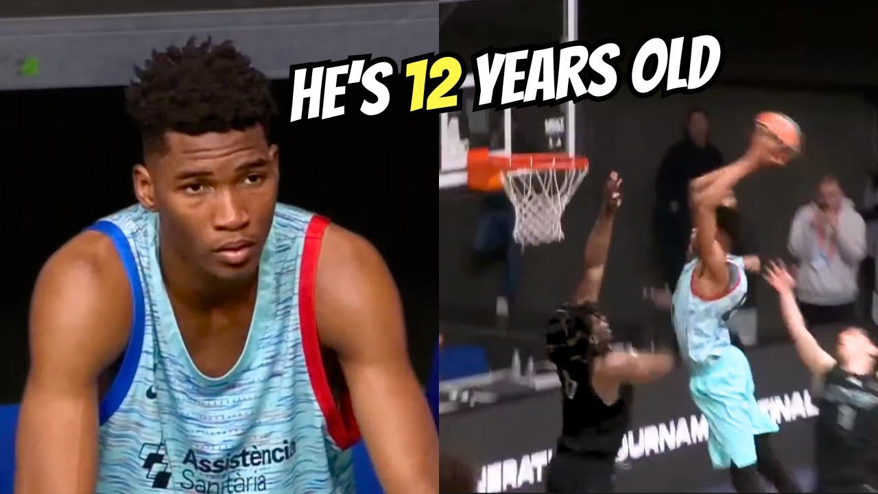 6'10 12 Year Old Mohamed Dabone IMPRESSES Against Future NBA Prospects ...