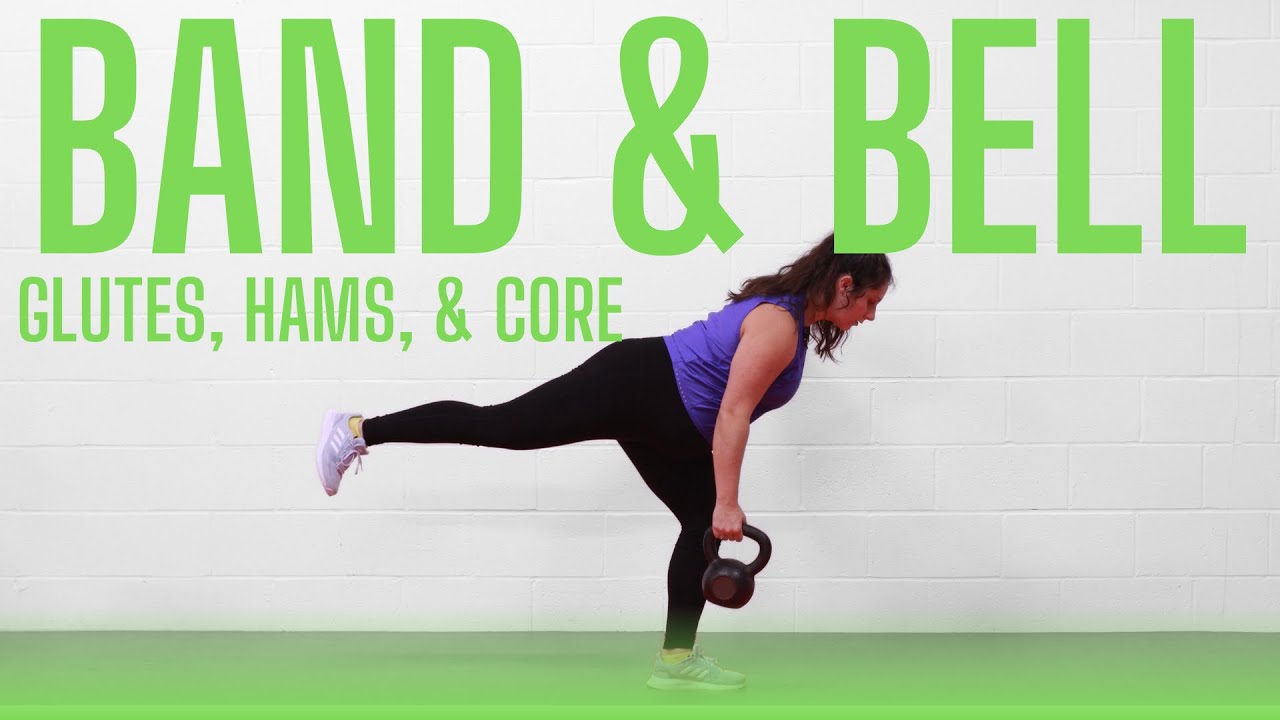 Strength & Cardio Workout | Glute, Hamstring, & Core | Band ...