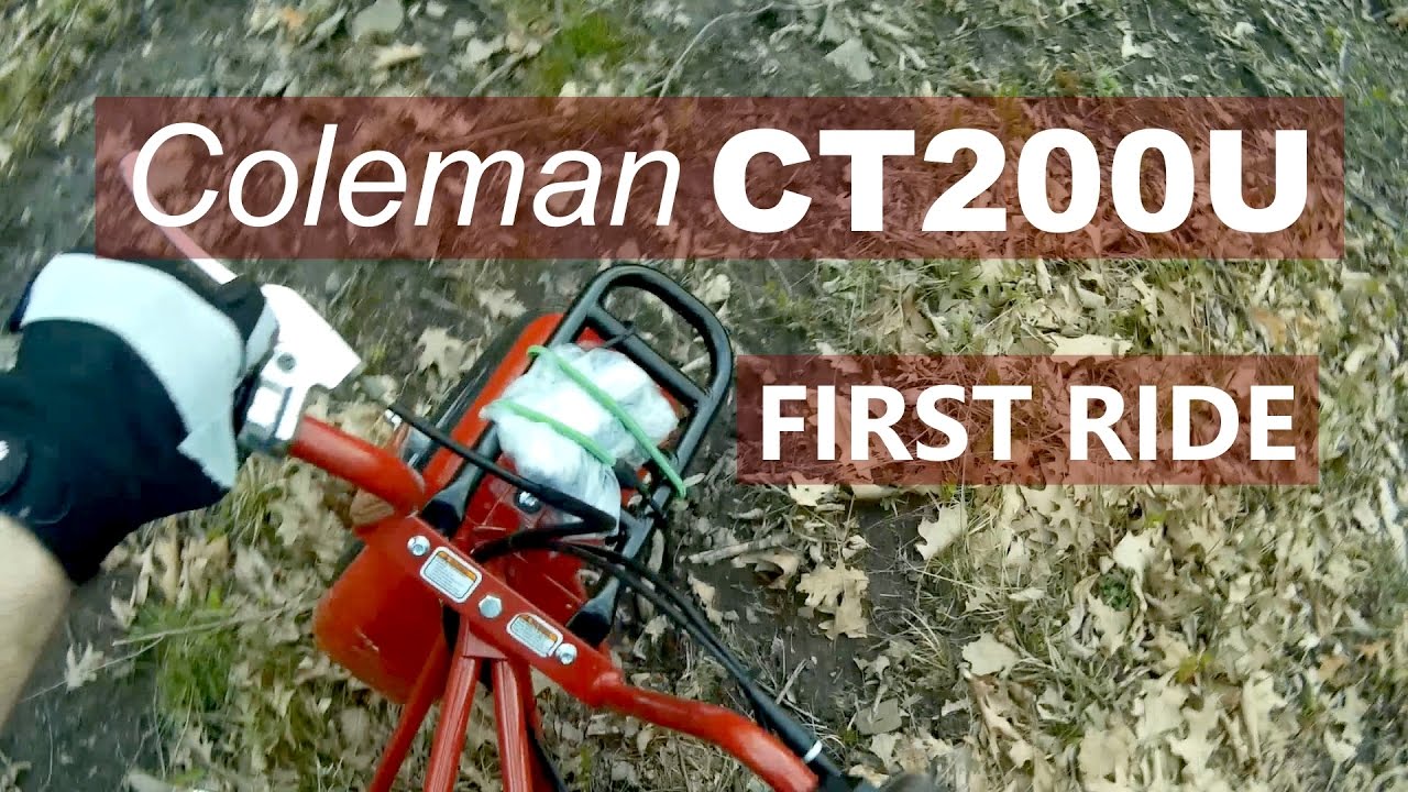 Coleman CT200U Mini Bike | First Ride - YouTube