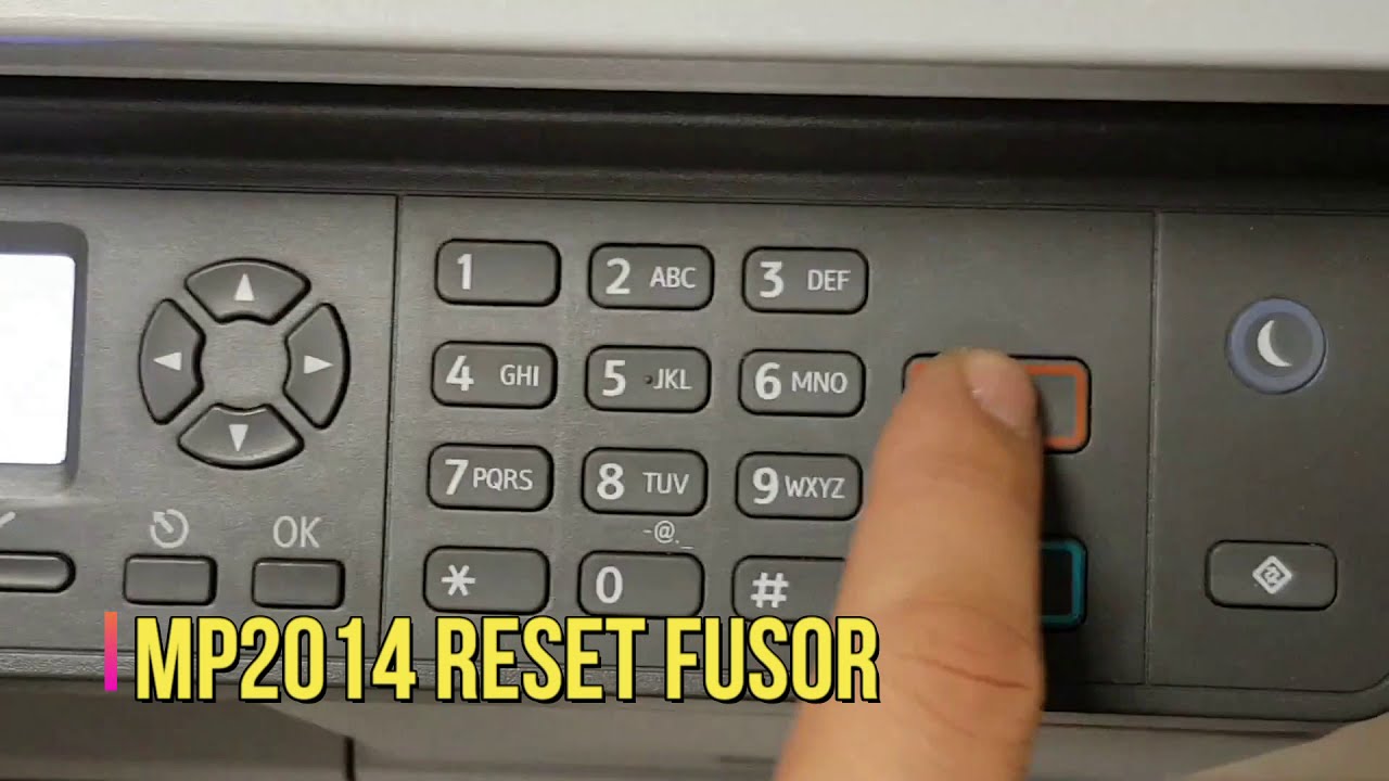 Ricoh MP 2014 How to Reset Fusor and PCUID || Photocopy Printer Repair ...