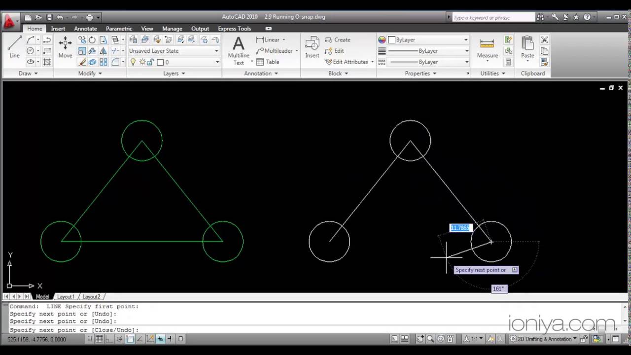 AutoCAD Tutorials Running Object Snap YouTube autocad-tutorials-running-object-snap-youtube
