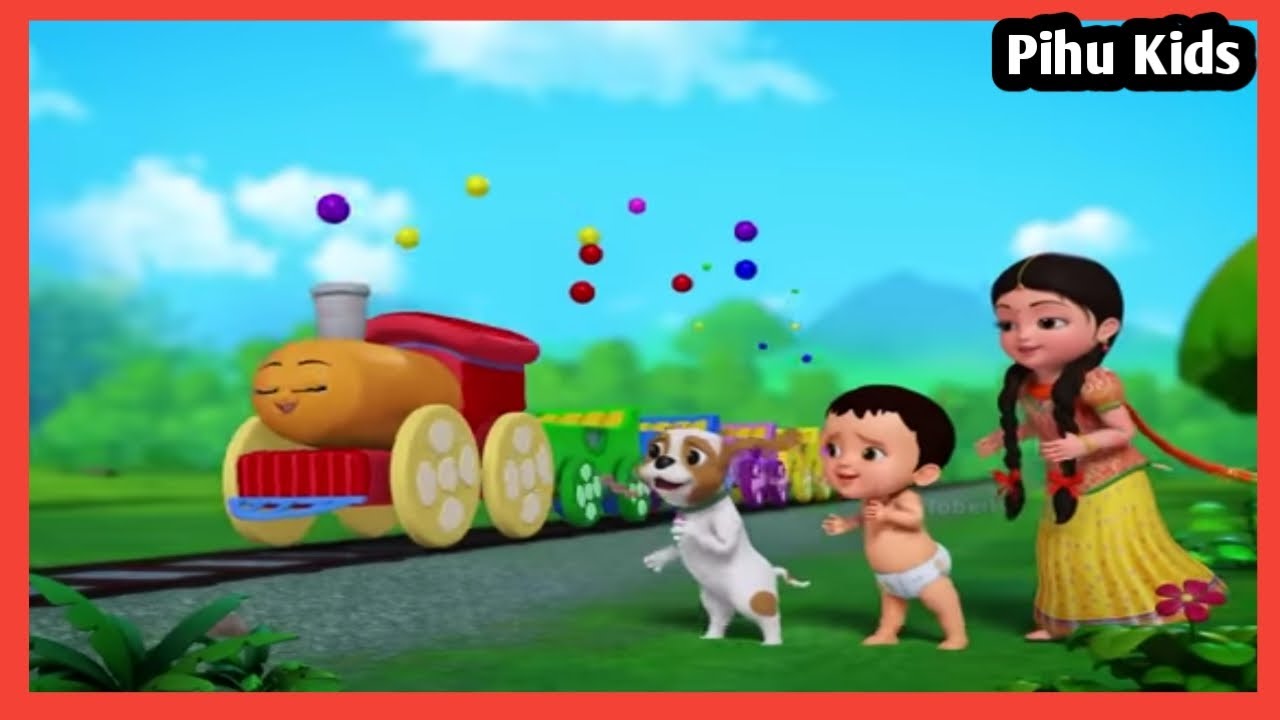 रेलगाड़ी छुक छुक हिंदी बालगीत || Railgadi Chhuk Chhuk Chhuk - Hindi ...