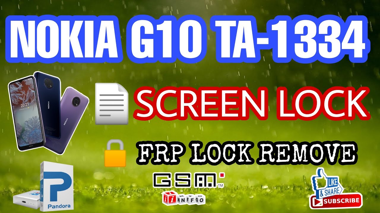 NOKIA G10 TA-1334│HARD RESET│SCREEN and FRP LOCK RESET DONE│PANDORA BOX ...