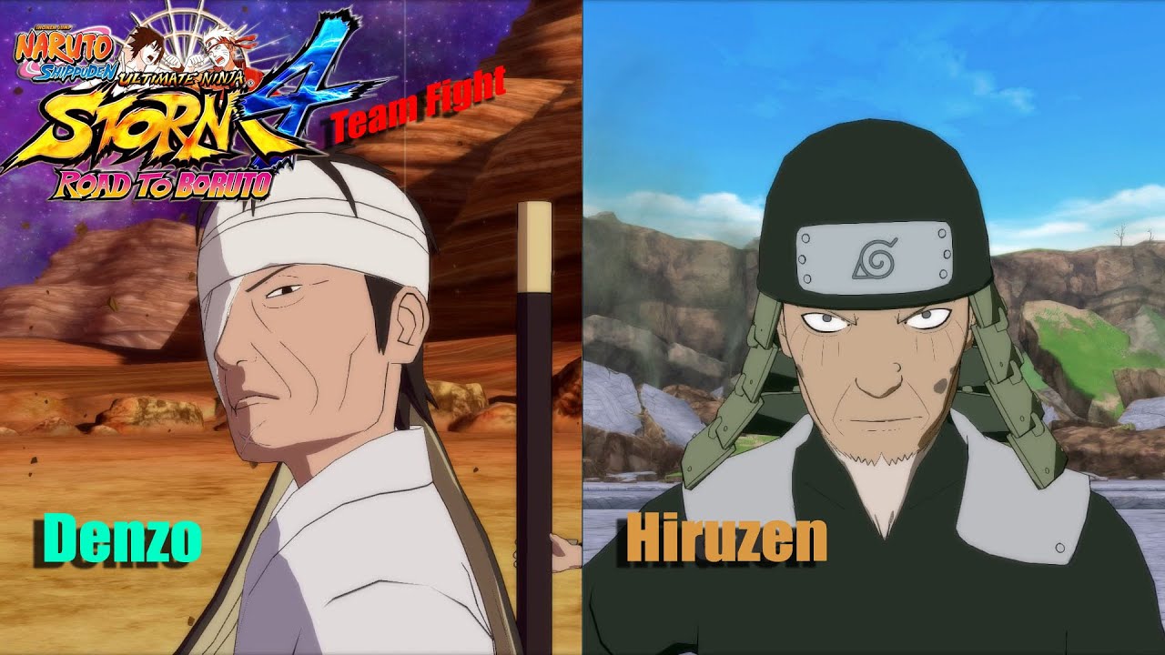 Naruto Shippuden Ultimate Ninja Storm 4 (Team Fight) Denzo Hiruzen ...