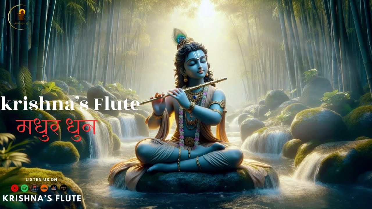 Heavenly Notes: Krishna's Flute Music|| Stress Relief Music, Meditation ...