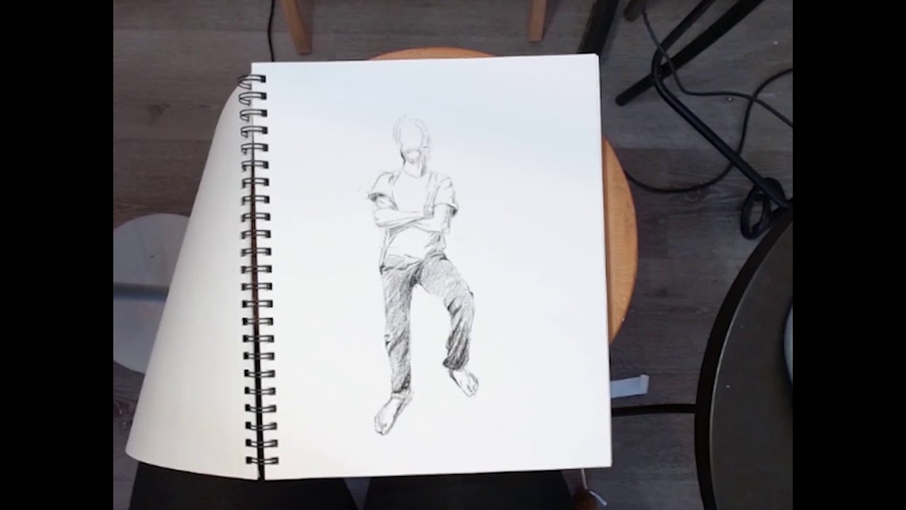 Figure Drawing of Timothy, Charcoal on Paper - YouTube