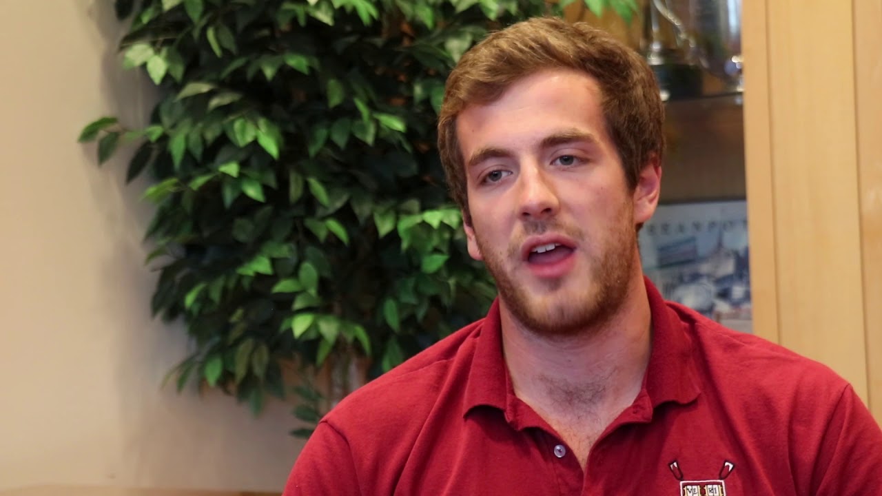 Senior Perspective: Conor Harrity, Men's Heavyweight Crew - YouTube