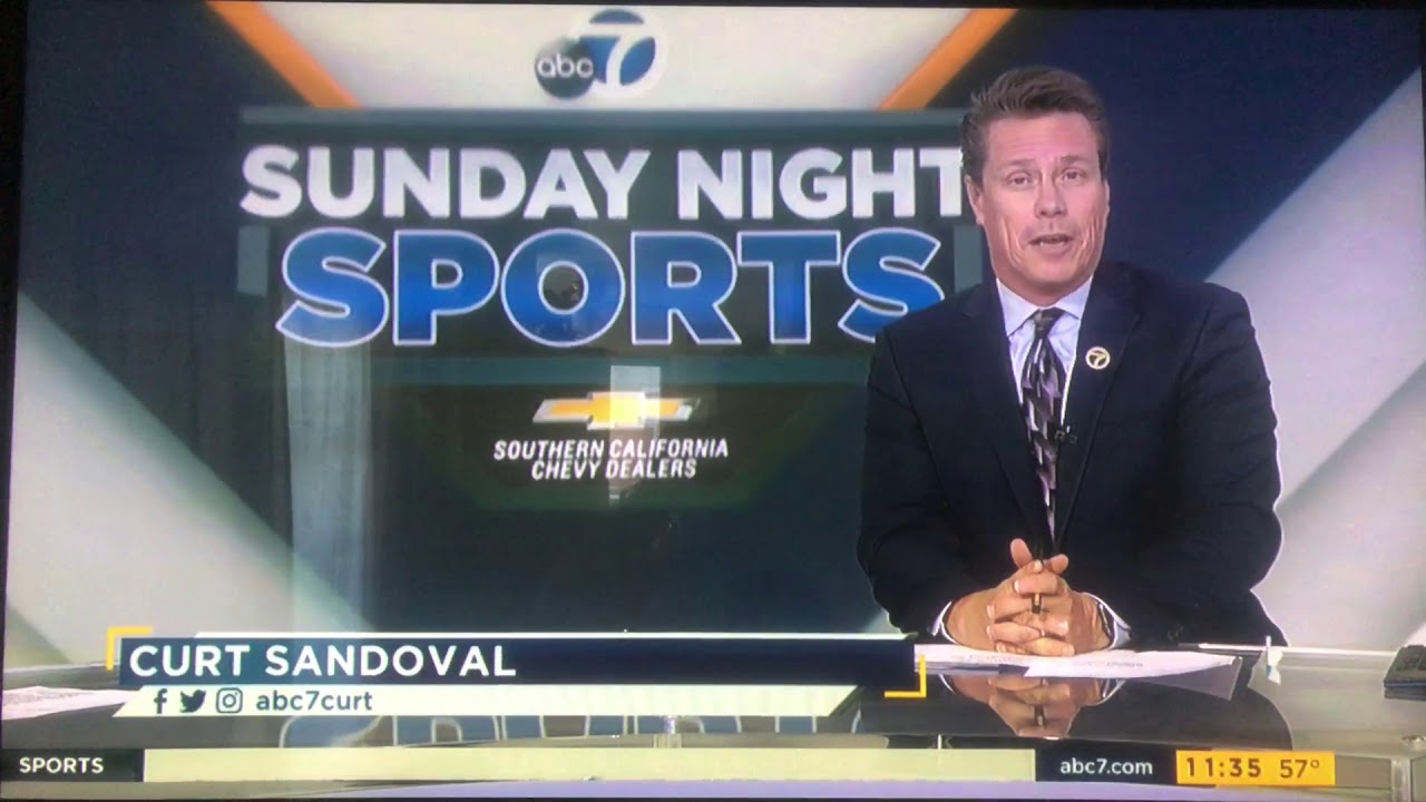 KABC ABC 7 “Sunday Night Sports” cold open December 17, 2017 - YouTube