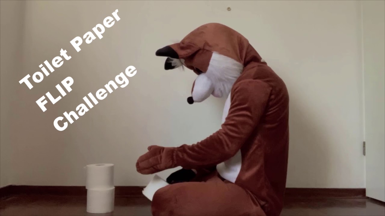 Toilet Paper FLIP Challenge! Wait for it.. - YouTube