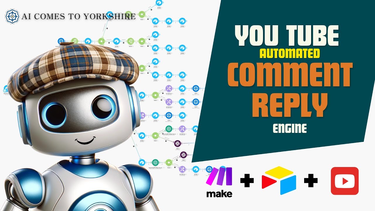 Build an automated YouTube Comment Reply engine with AI, Make.com, Airtable, Google APIs ...