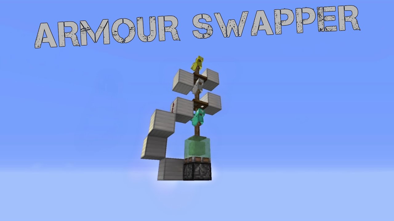 Minecraft : Armour swapper - YouTube
