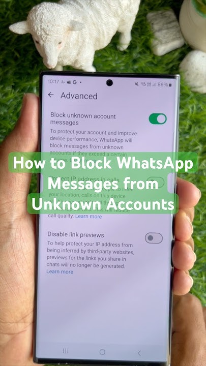 How to Block WhatsApp Messages from Unknown Accounts #shorts # ...
