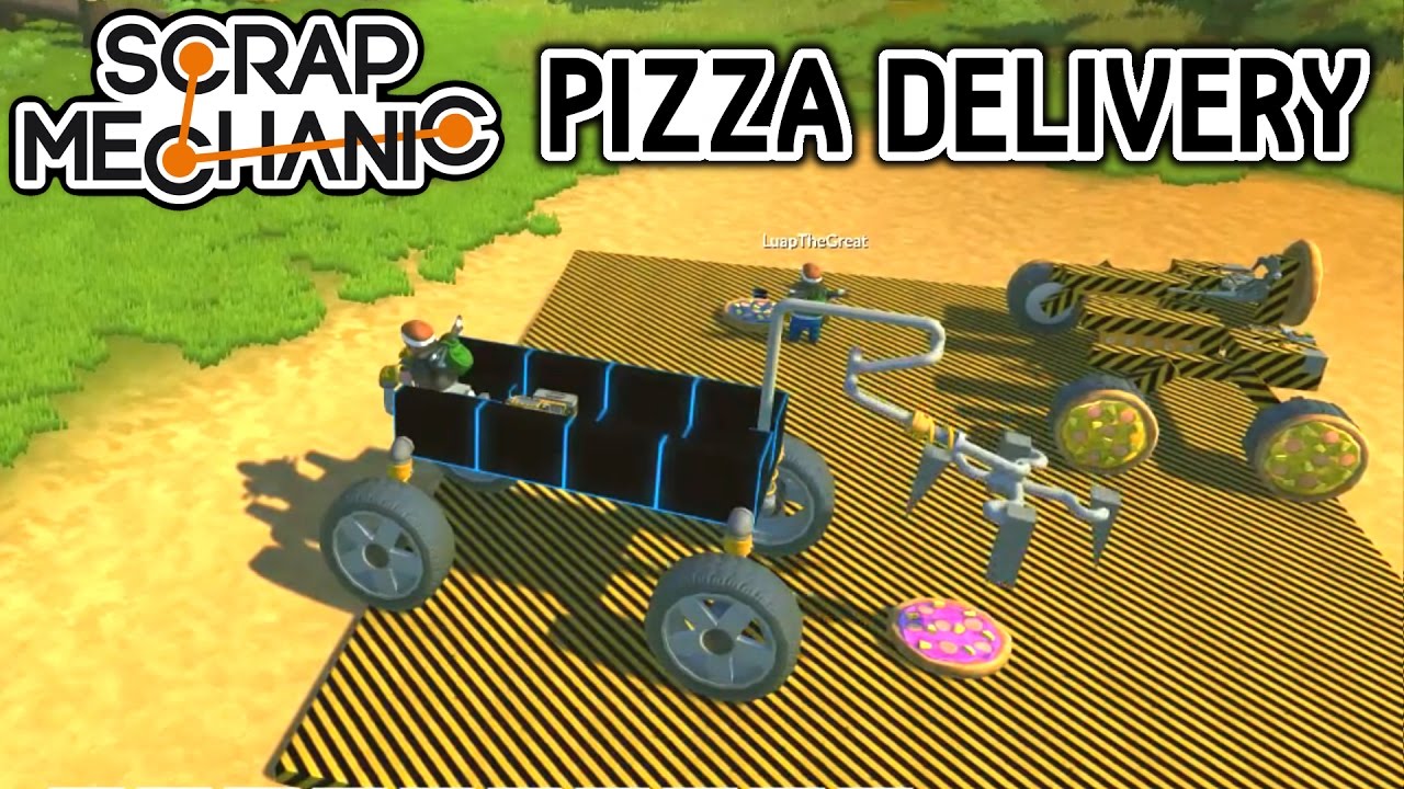 VOD: Pizza Delivery race?! Pizza Flinging! 🍕 | Scrap Mechanic ...