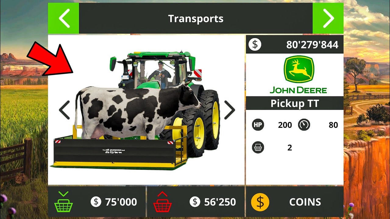 Cows Transportation With John Deere In Fs 18 | Farming Simulator 18 ...
