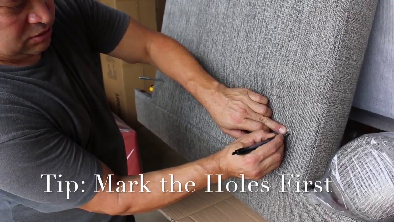 Sleeper Sofa Installation - Midinmod.com - Houston Furniture Shop - YouTube