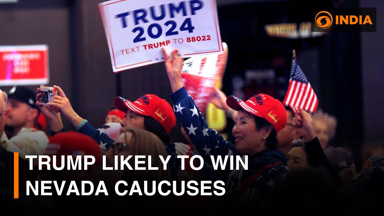 Trump likely to win Nevada caucuses | DD India - YouTube