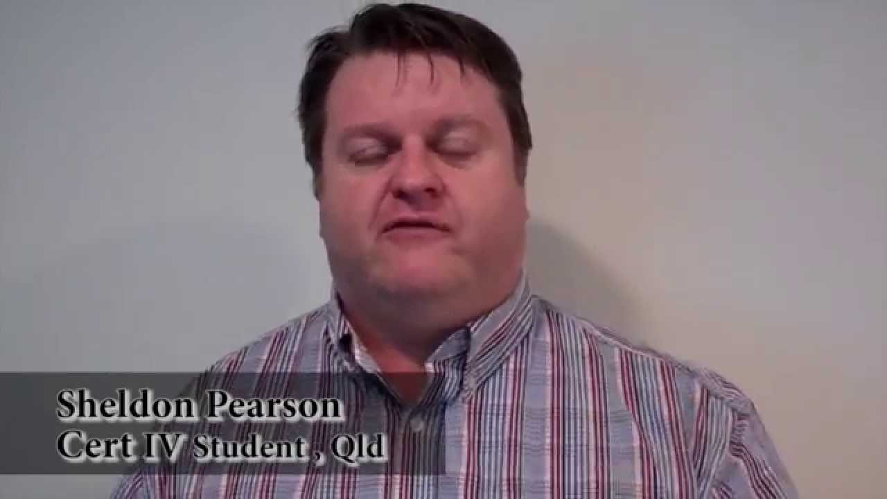 Cert IV Stress Management Practitioner Testimonial - Sheldon Pearson ...