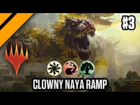 MTGA - Bo3 Constructed - Clowny Naya Ramp P3 - YouTube