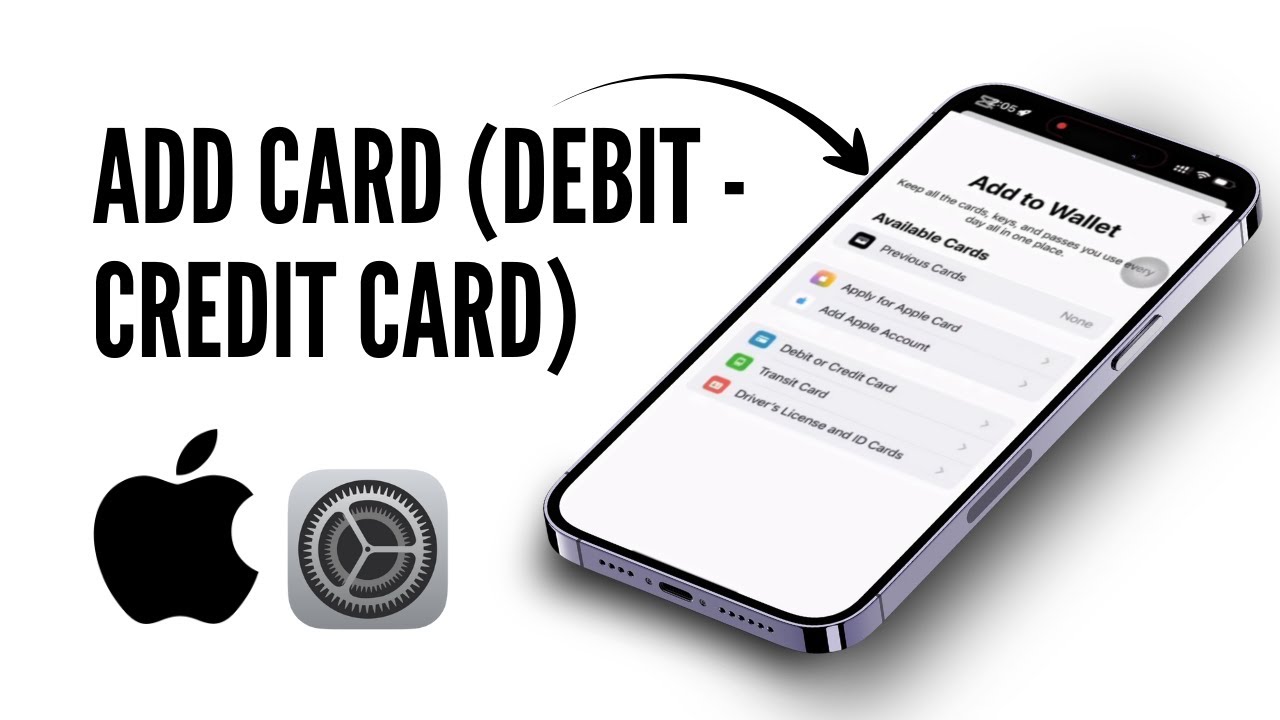 How to Add Card to your iPhone (Debit/Credit Card) - YouTube