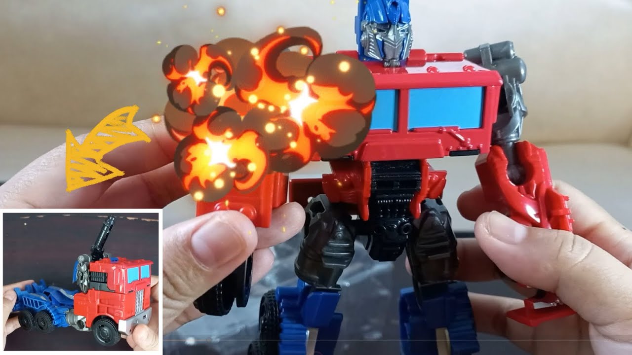 Mobil Robot Transformer Optimus Prime Besar!! - YouTube