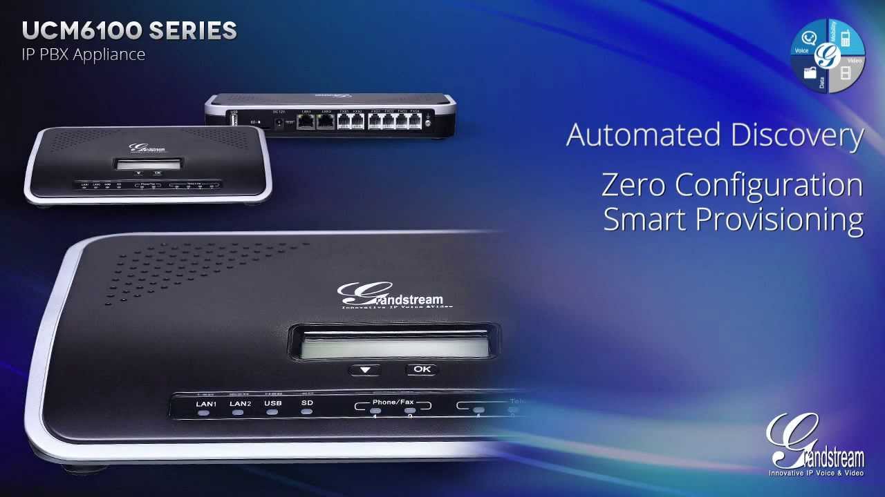 Grandstream UCM6102 IP PBX - YouTube