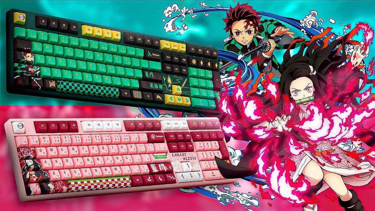 TESTAMOS o TECLADO do TANJIRO e da NEZUKO! - Akko 5108B Plus Kamado ...