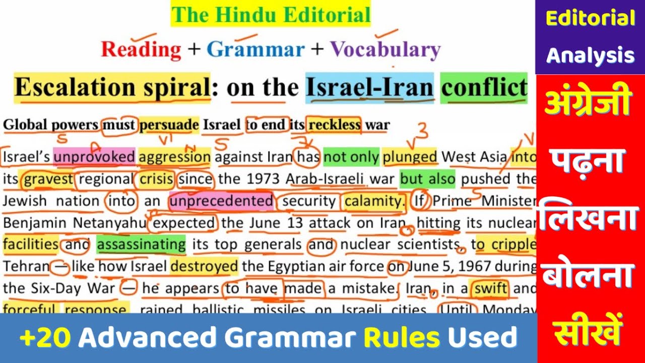 Editorial Analysis Today | The Hindu Analysis Today | Learn English ...