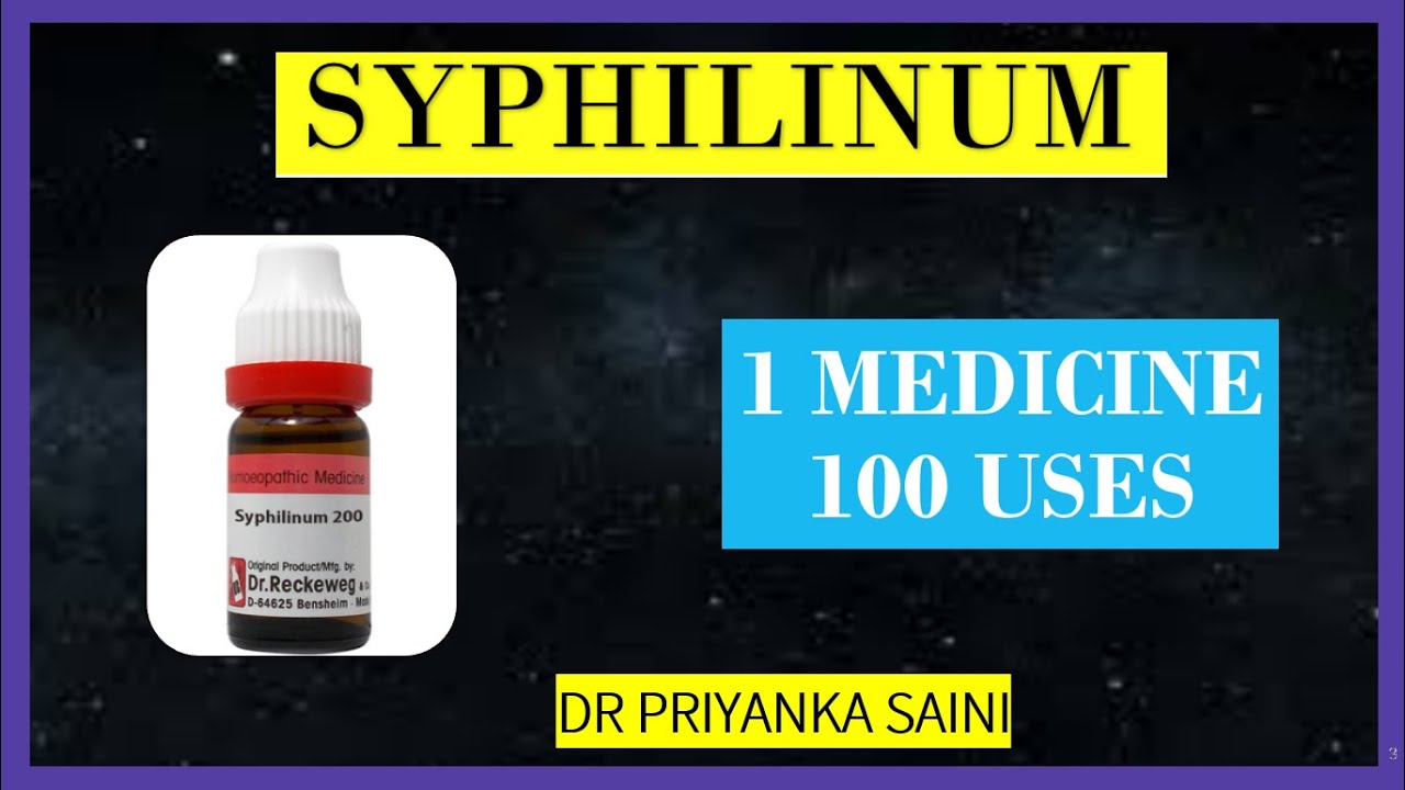 Syphilinum: Homeopathic Medicine||1 medicine 100 uses | anxiety ...