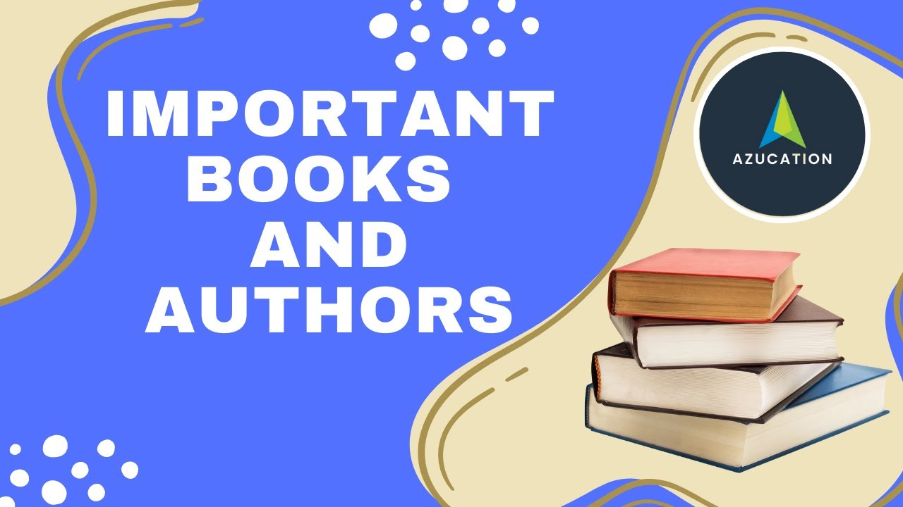 Important Books and Authors of 2021 for TISS-NET and CMAT | GK GS for ...