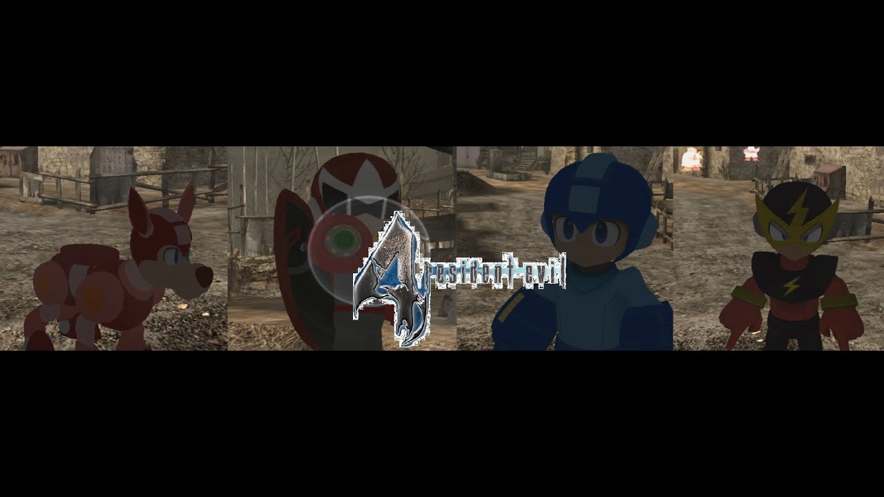 Resident Evil 4 (PC) Mega Man Mod Packs: Mega Man, Rush, Proto Man ...