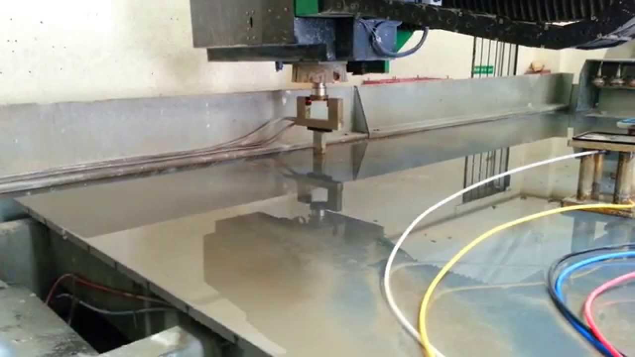Laser presetter on intermac cnc - YouTube