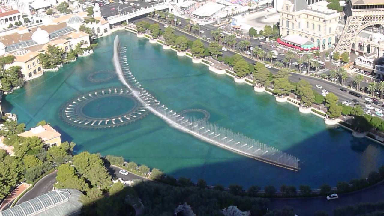 Las Vegas view from balcony of Cosmopolitan Hotel suite - YouTube