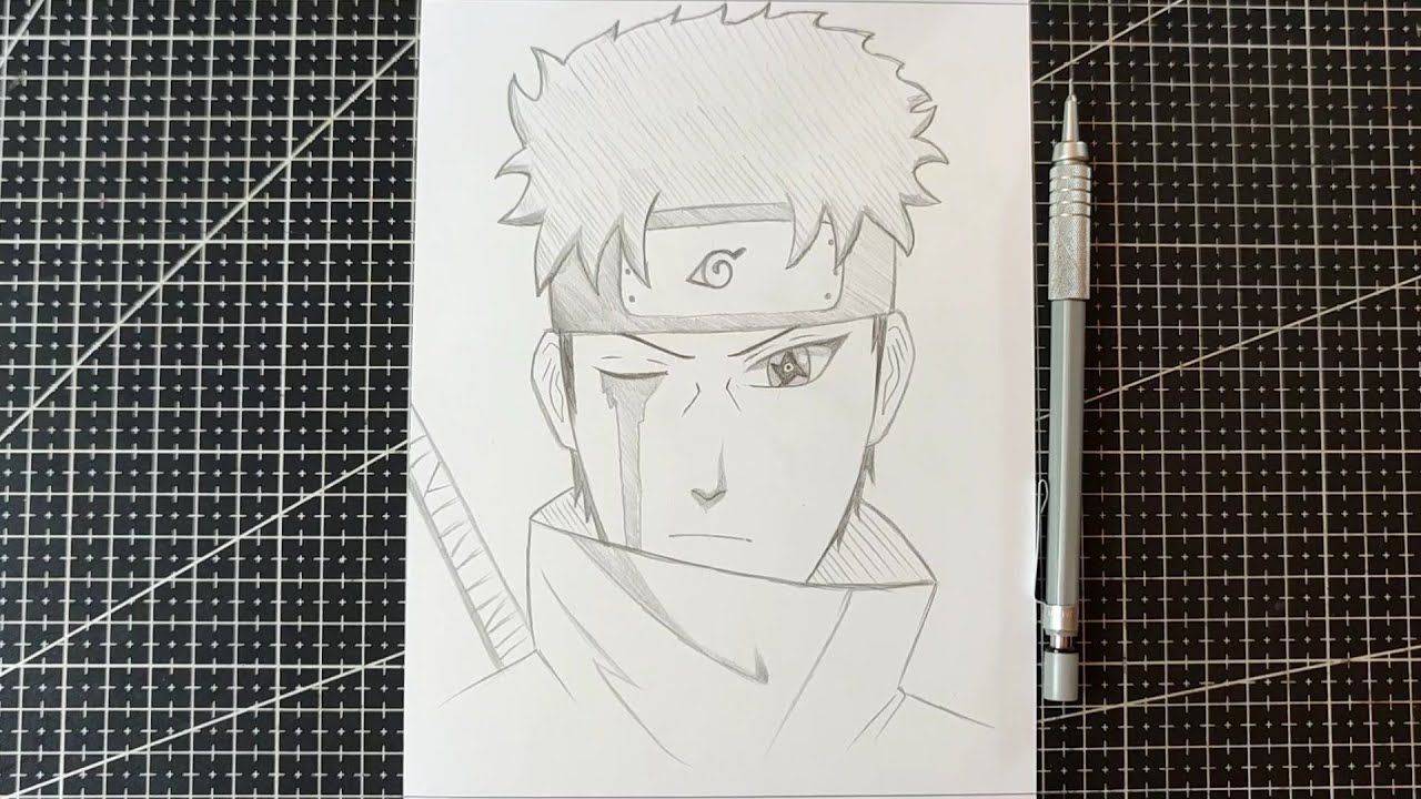 anime drawing | how to draw Uchiha Shisui - Naruto step-by-step ...