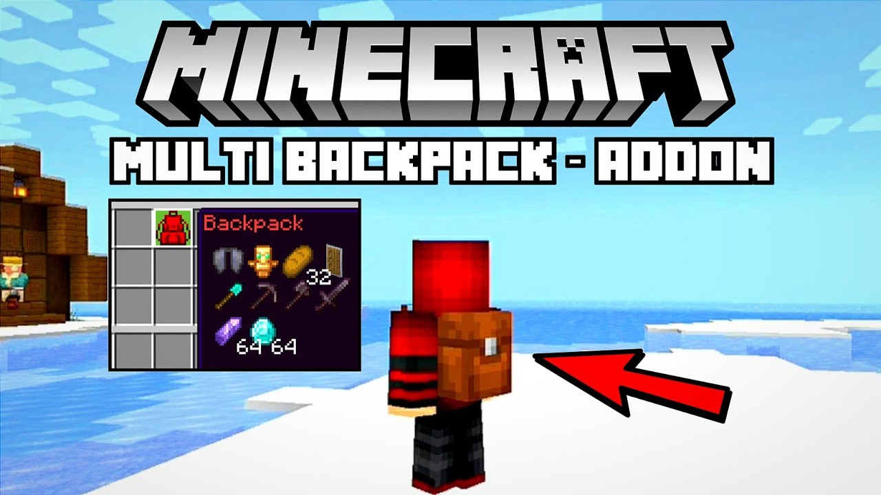 Keren‼️| Multi Backpack - Addon (Minecraft Showcase) - YouTube