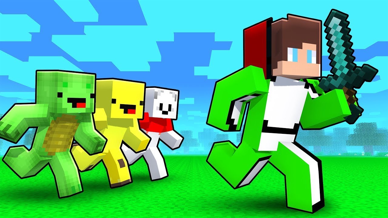 DREAME Speedrunner vs Hunter : JJ vs Mikey Carrie in Minecraft Maizen ...