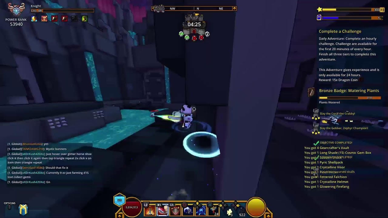 Trove Knight d15 farming - YouTube