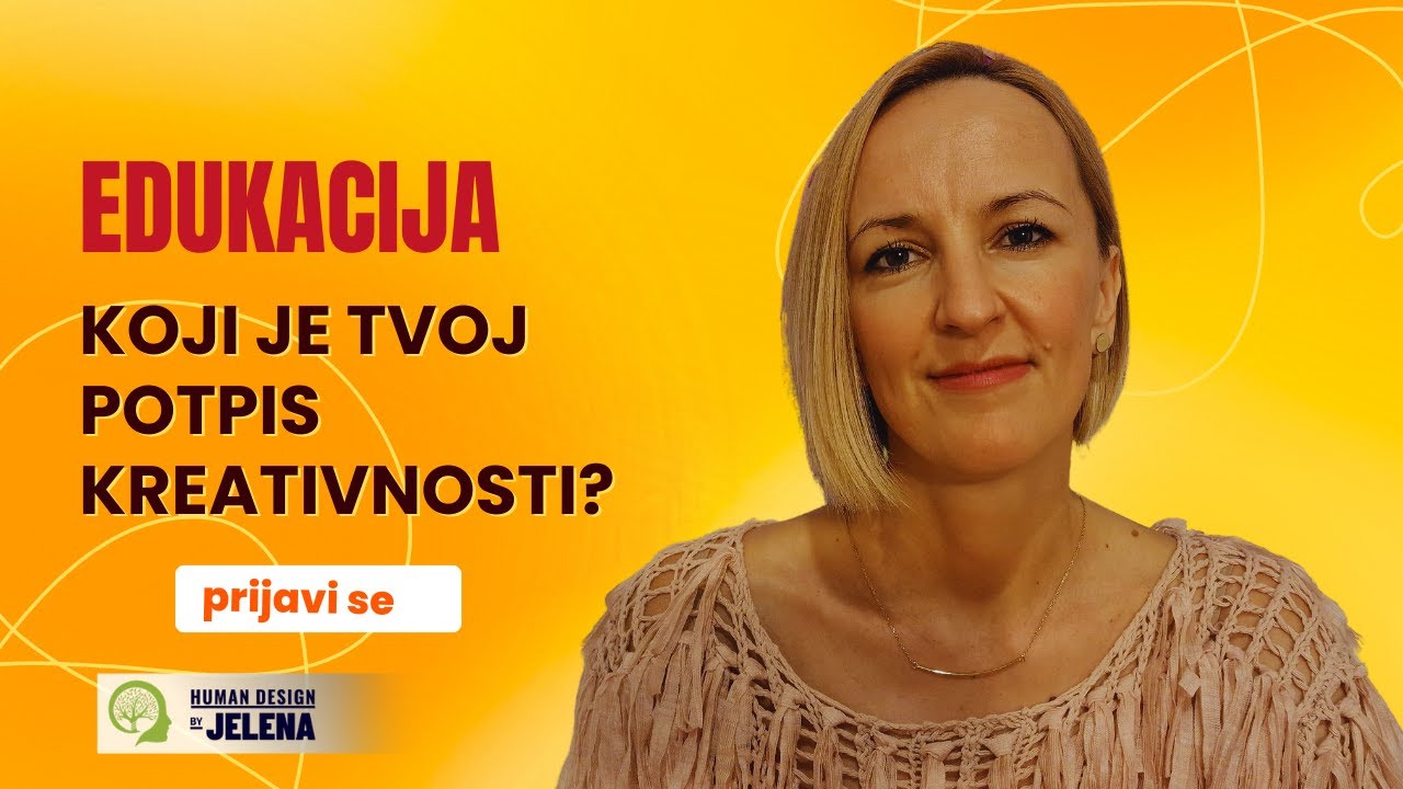 Edukacija - Koji je tvoj potpis kreativnosti? - YouTube