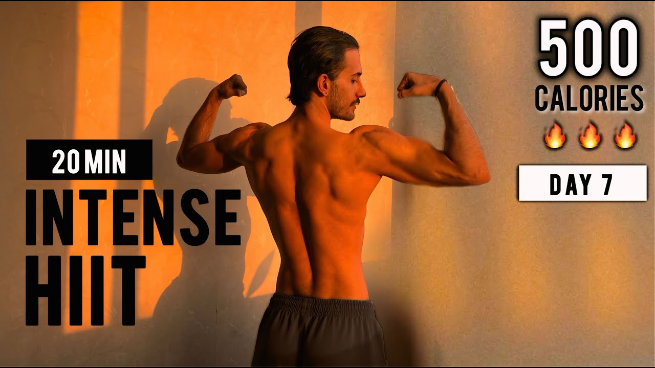 Cardio Workout Day 7🔥 Burn 500 Calories In 20 Min With This Intense ...
