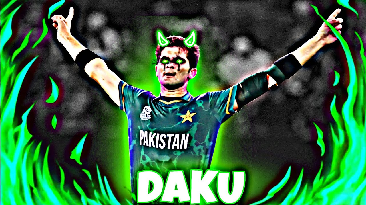 Shaheen Afridi x Daku | Shaheen Afridi Bowling Edit | Hamdan Umer EDITZ - YouTube