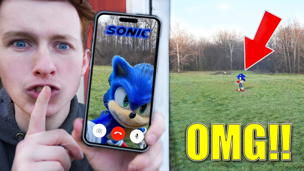 I FACETIMED SONIC THE HEDGEHOG IN REAL LIFE!! - YouTube