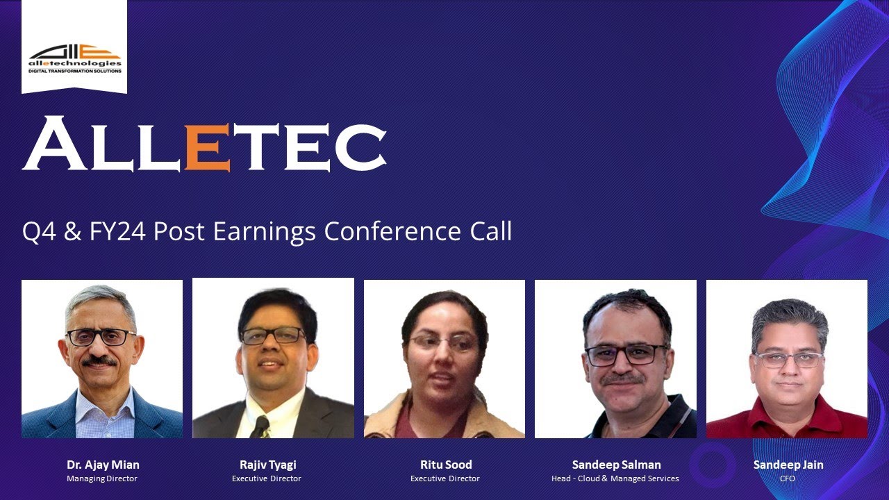 All E Technologies Ltd - Q4 & FY24 Post Earnings Conference Call - YouTube