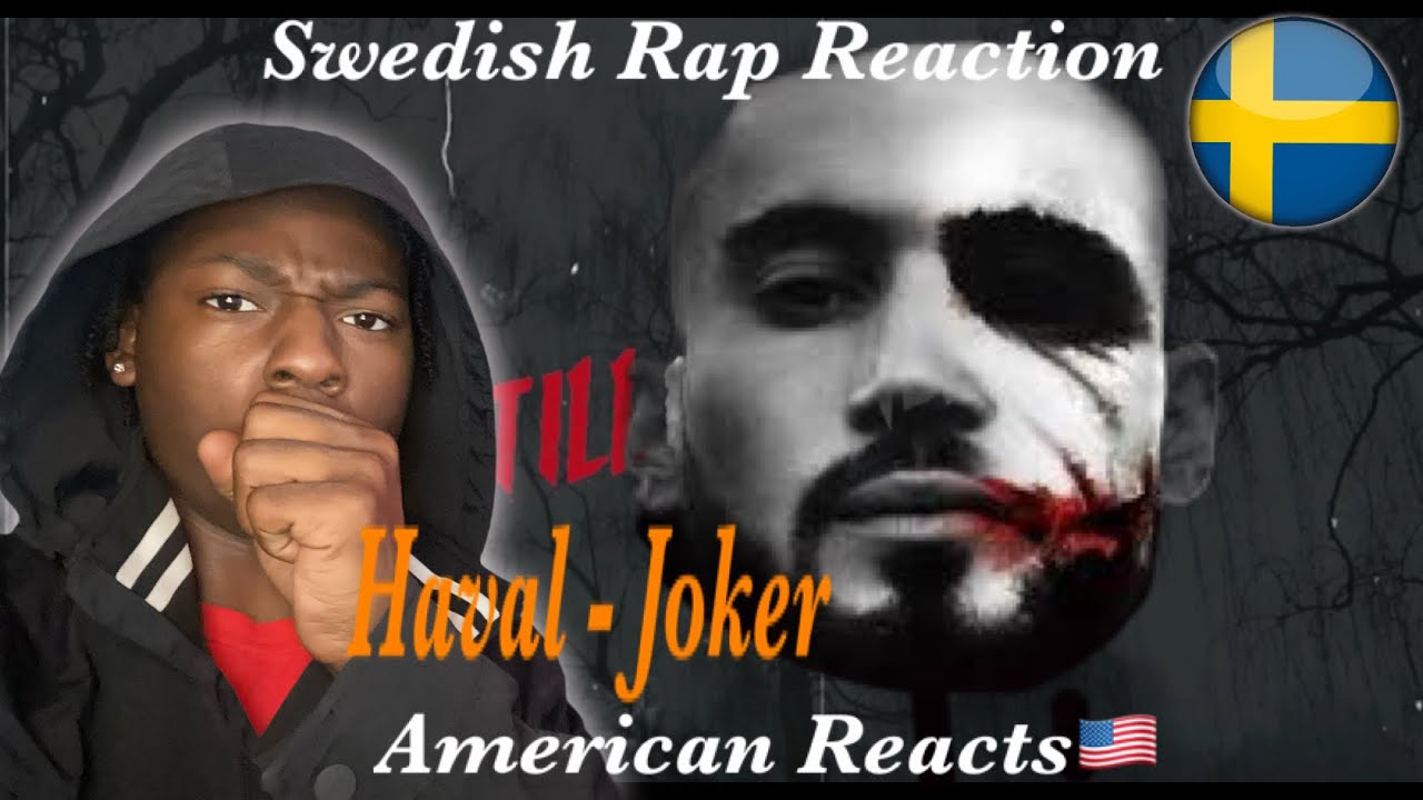 American Reacts to Swedish Rap! HAVAL - JOKER (LYRIC VIDEO) - YouTube