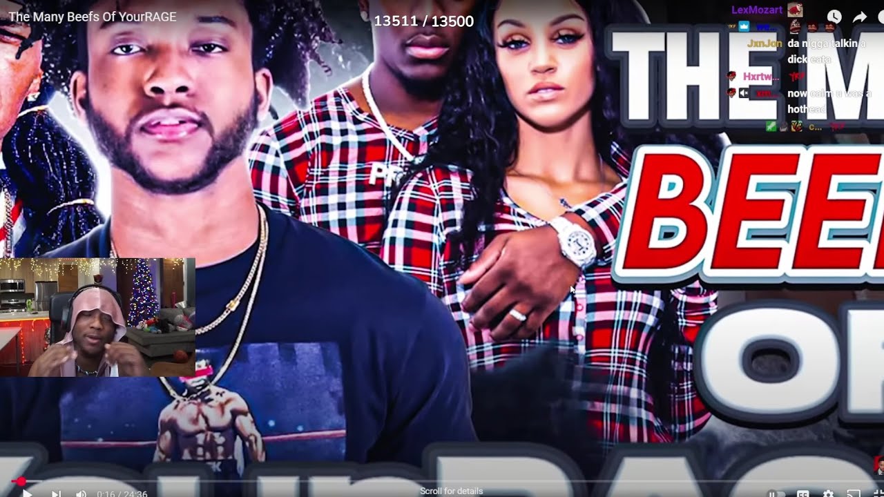 YourRage Reacts to The Many Beefs YourRAGE Has Had - YouTube