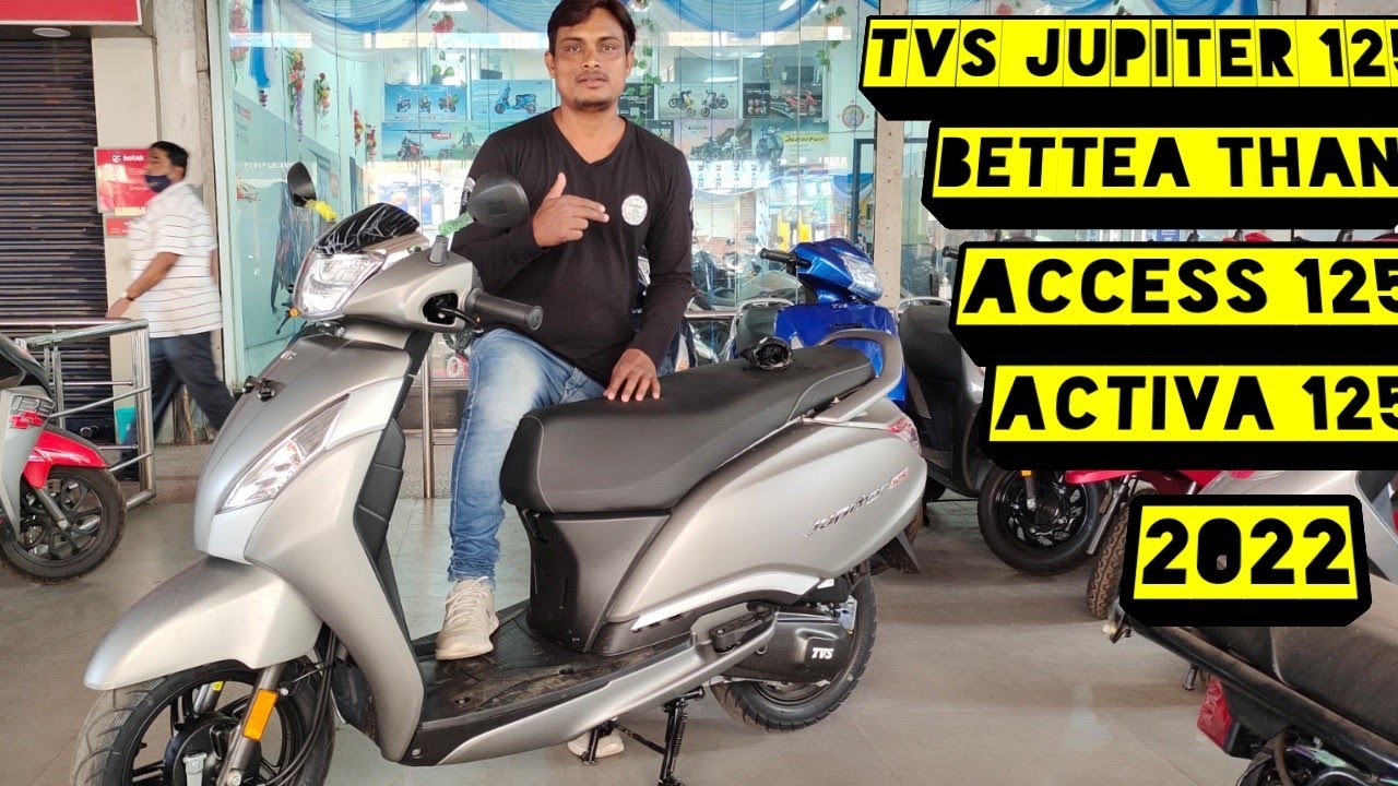 2022 New TVS Jupiter 125 grey colour details review Price / new ...