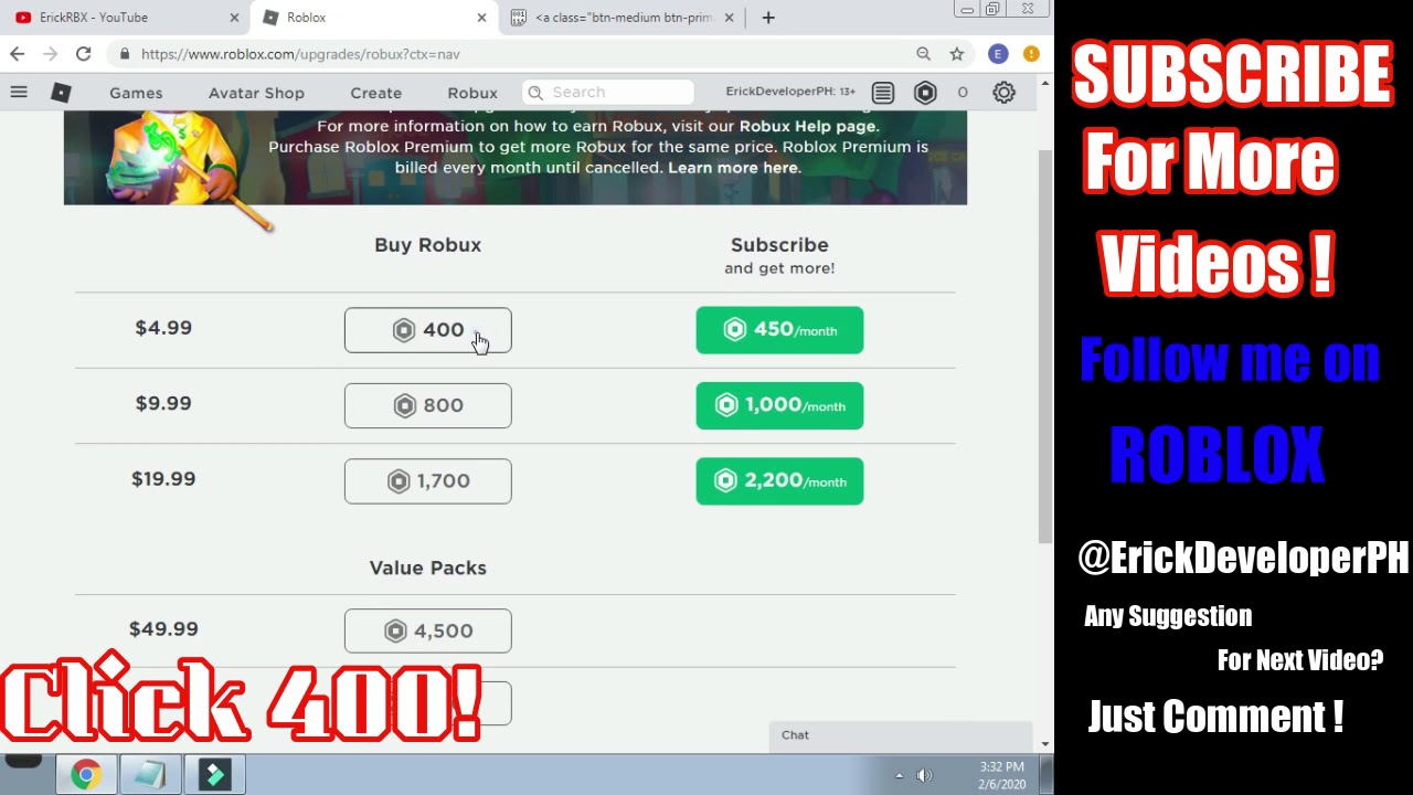 ROBLOX - HOW TO GET FREE ROBUX 2020 FEBRUARY ! (1KROBUX PER CLICK) #1 ...