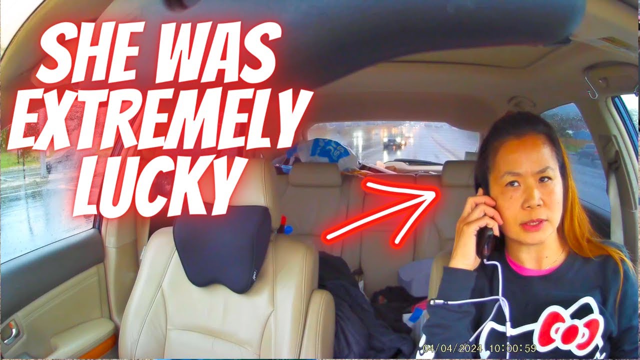 SHE WAS EXTREMELY LUCKY --- Bad drivers & Driving fails -learn how to ...