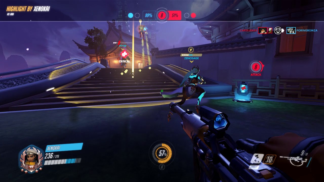 [OVERWATCH] EPIC ANA SLEEP DART - YouTube