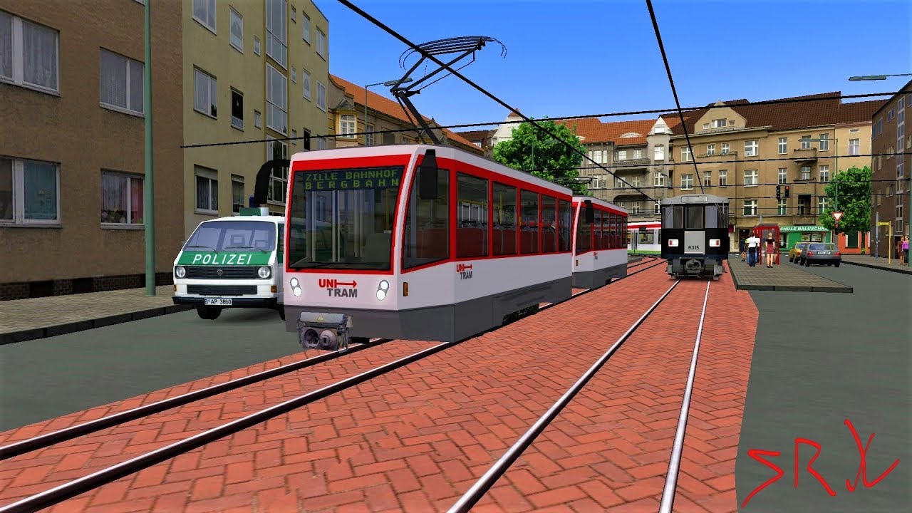 OMSI 2 - K-Bergbahn (TRAM) - UNI-TRAM: Rt 1 Downhill - YouTube
