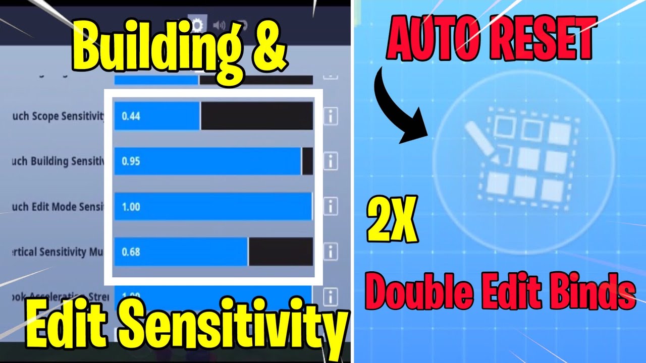 New Double Edit Binds, Building & Editing Sensitivities, Aim ...