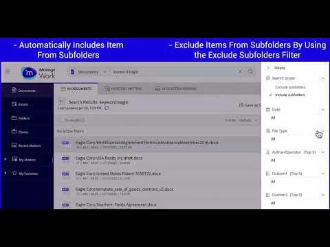 (4) Folder Search's Exclude Subfolders Filter - YouTube